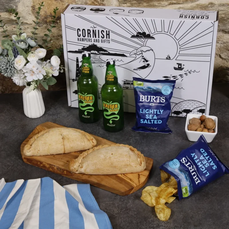 Pasty & Cider Hamper - Cornish Hampers And Gifts